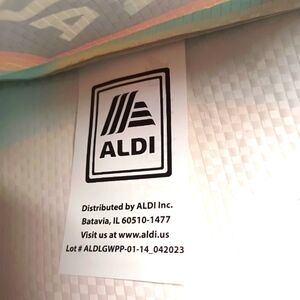 Aldi | Bags | Aldi Rainbow Swirl 4x Graphic Print Design Recycled ...
